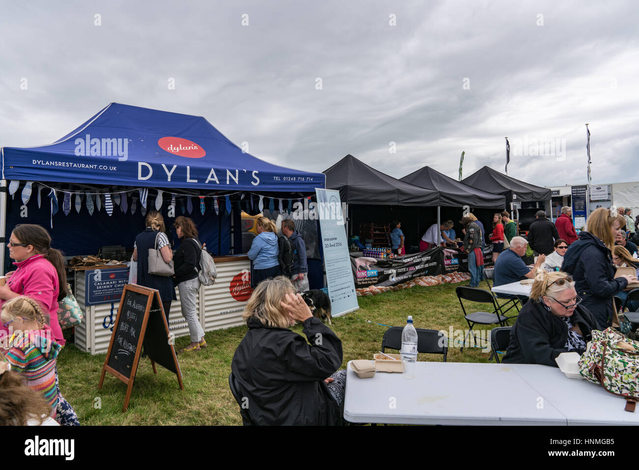Food Court at Anglesey Show Stock Photo - Alamy
