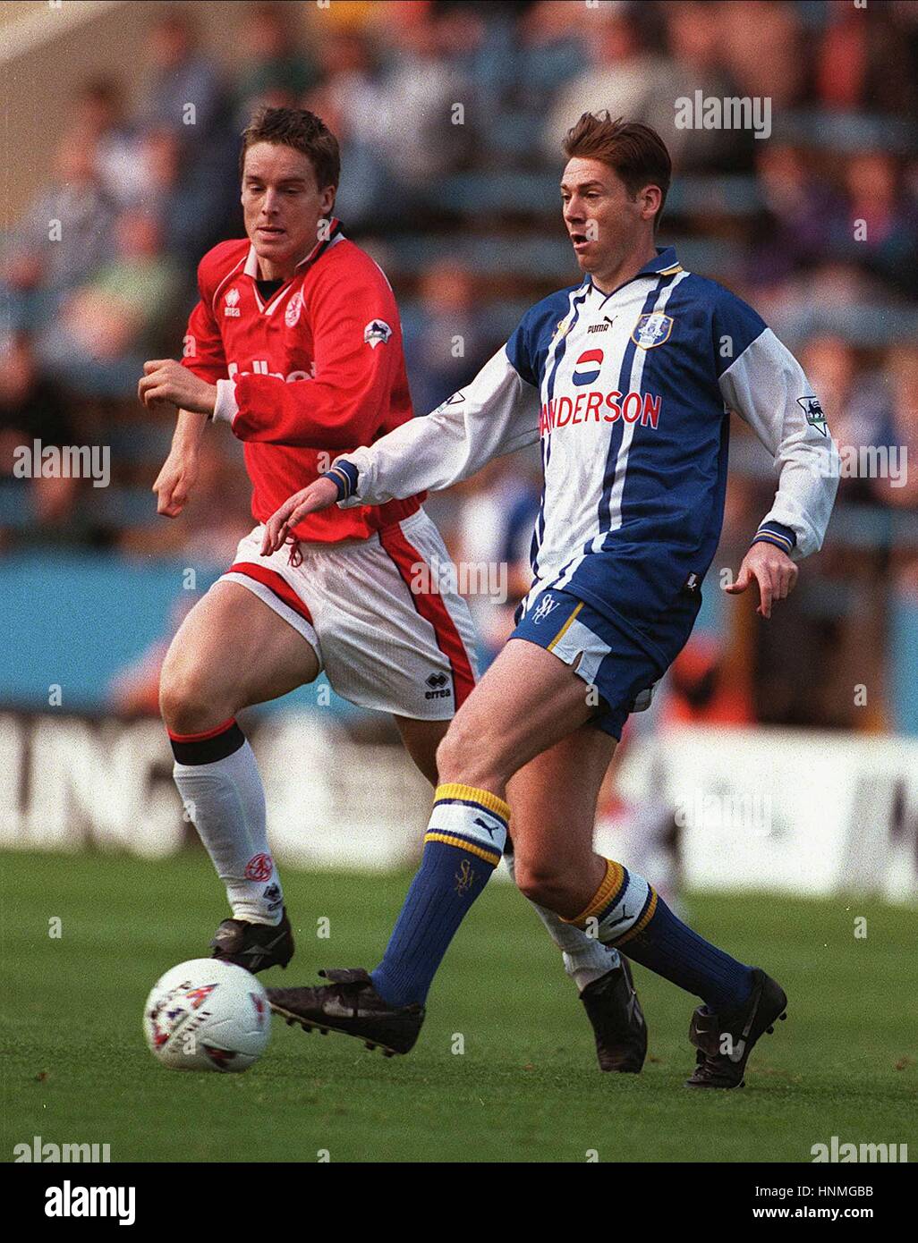 CHRIS WALKER JAN FJORTOFT SHEFFIELD WED V SHEFFIELD WED V MIDDLESBROUGH ...