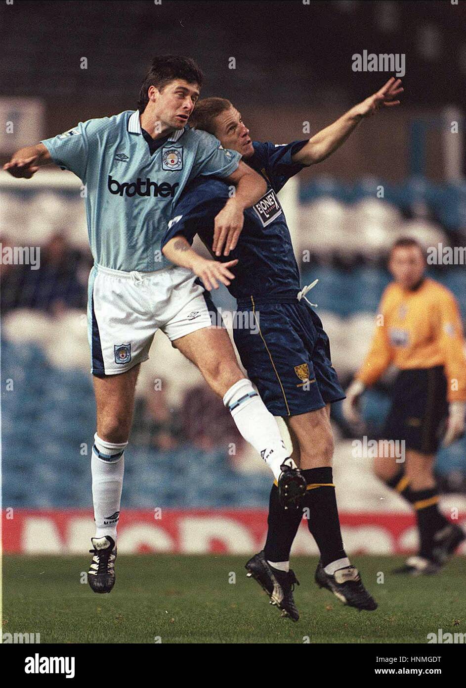 NIALL QUINN ANDY PEARCE MANCHESTER CITY V MANCHESTER CITY V WIMBLEDON ...