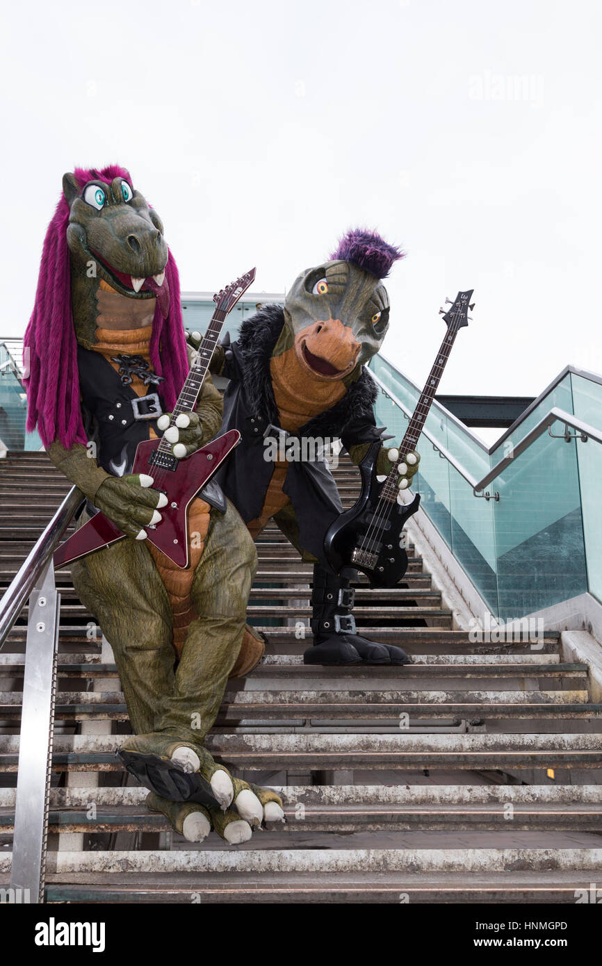 London, UK. 14 February 2017. Finnish heavy metal dinosaur band ...
