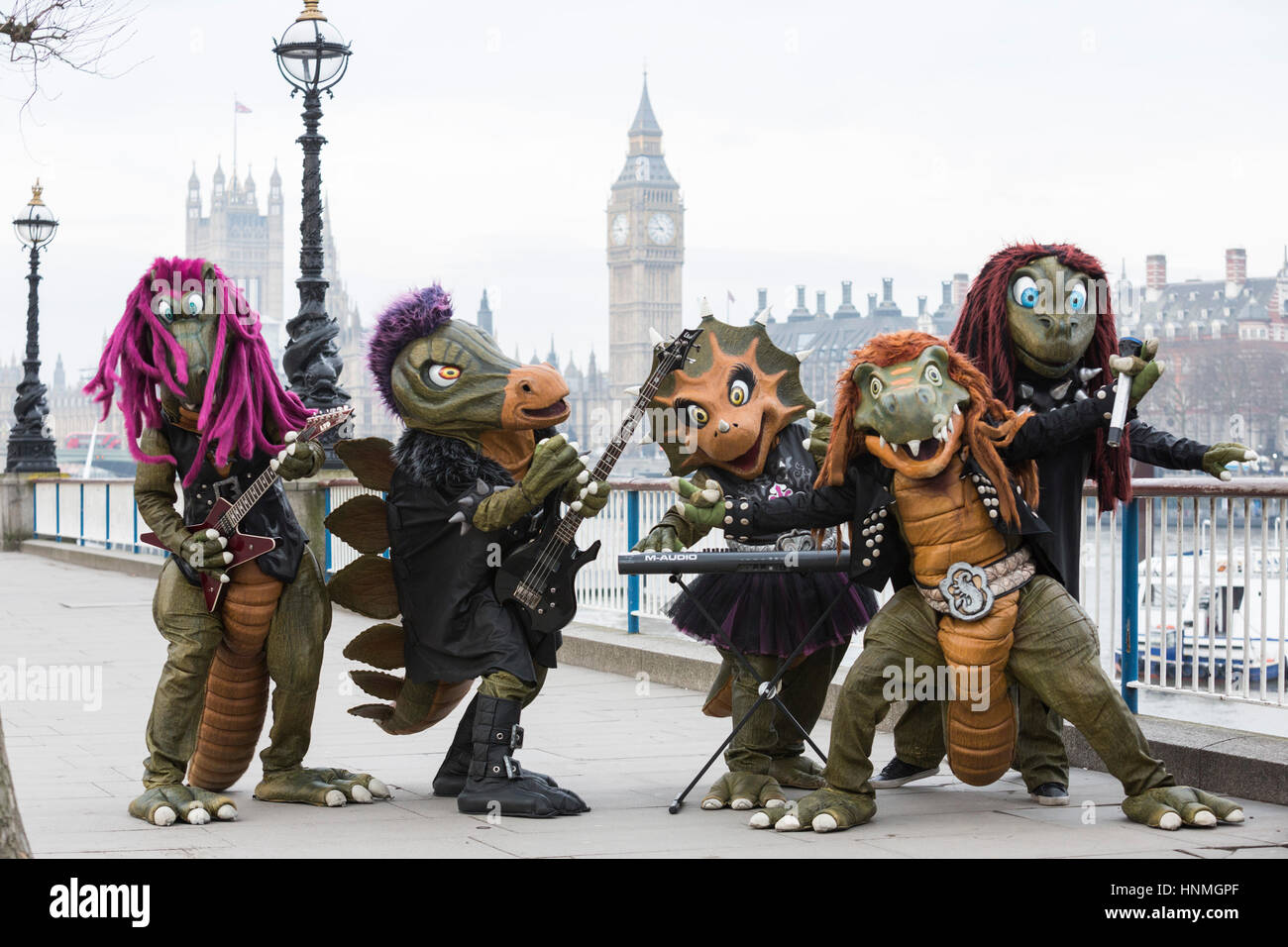 London, UK. 14 February 2017. Finnish heavy metal dinosaur band ...