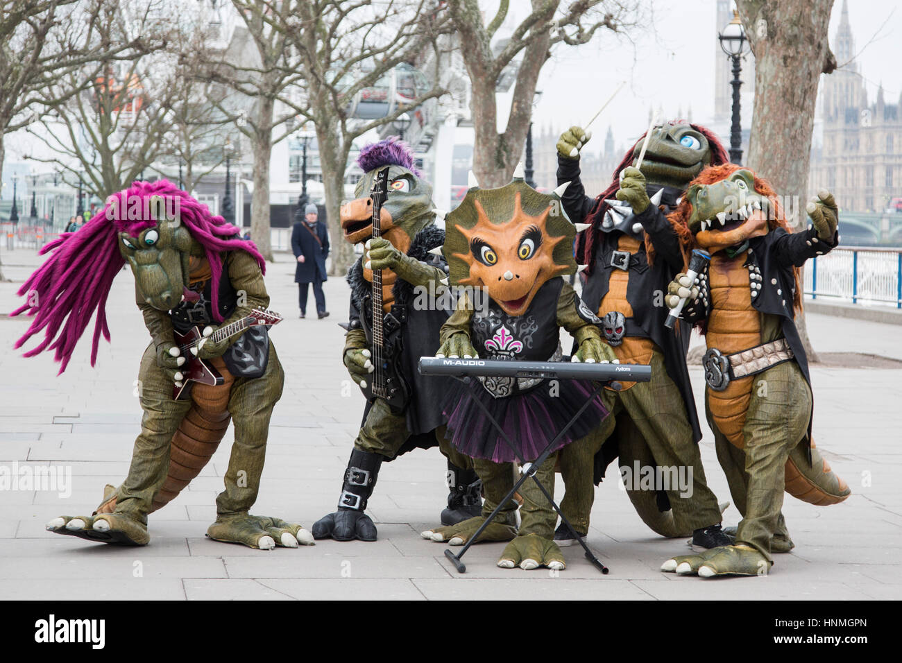 London, UK. 14 February 2017. Finnish heavy metal dinosaur band ...