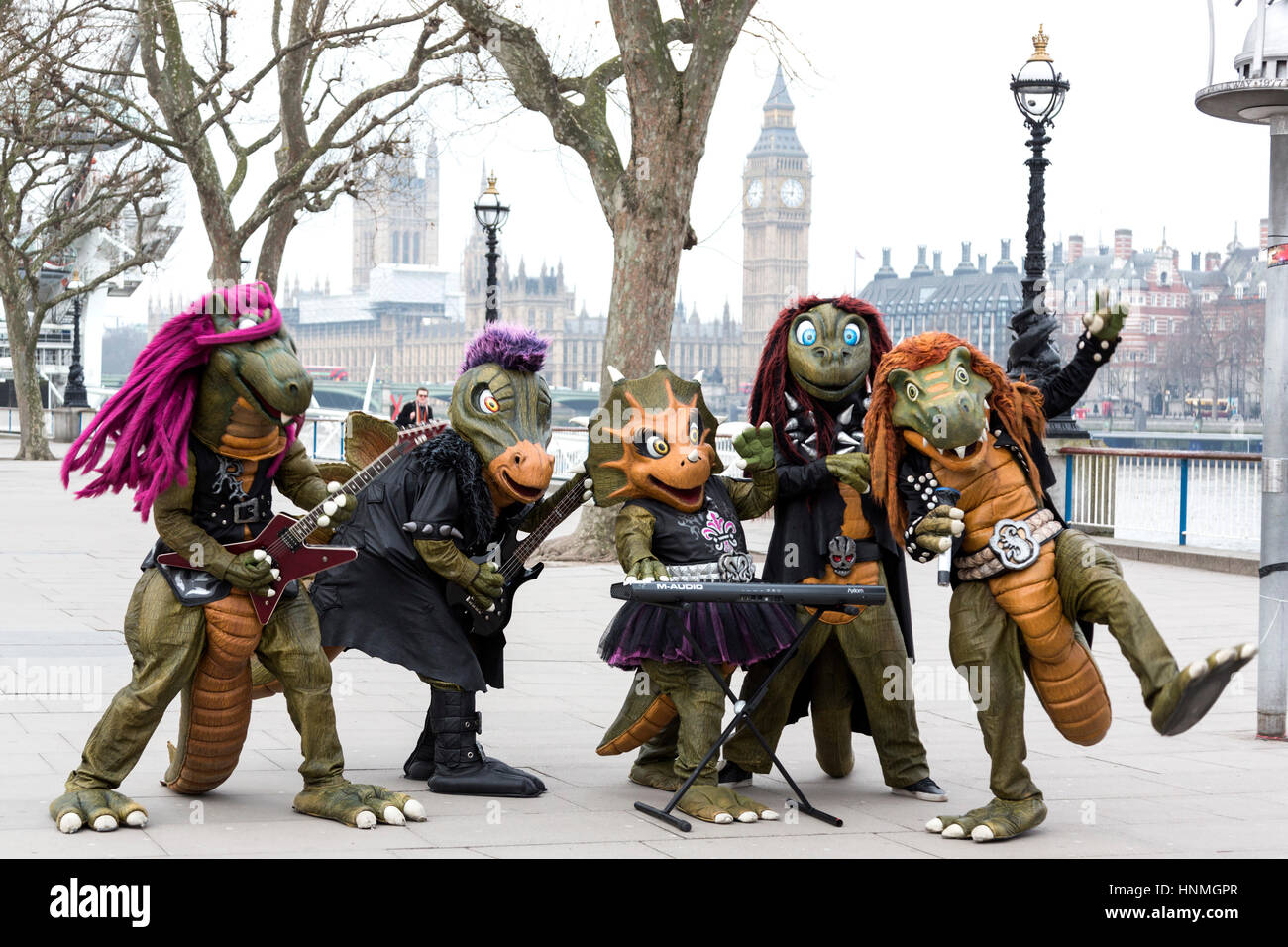 London, UK. 14 February 2017. Finnish heavy metal dinosaur band ...