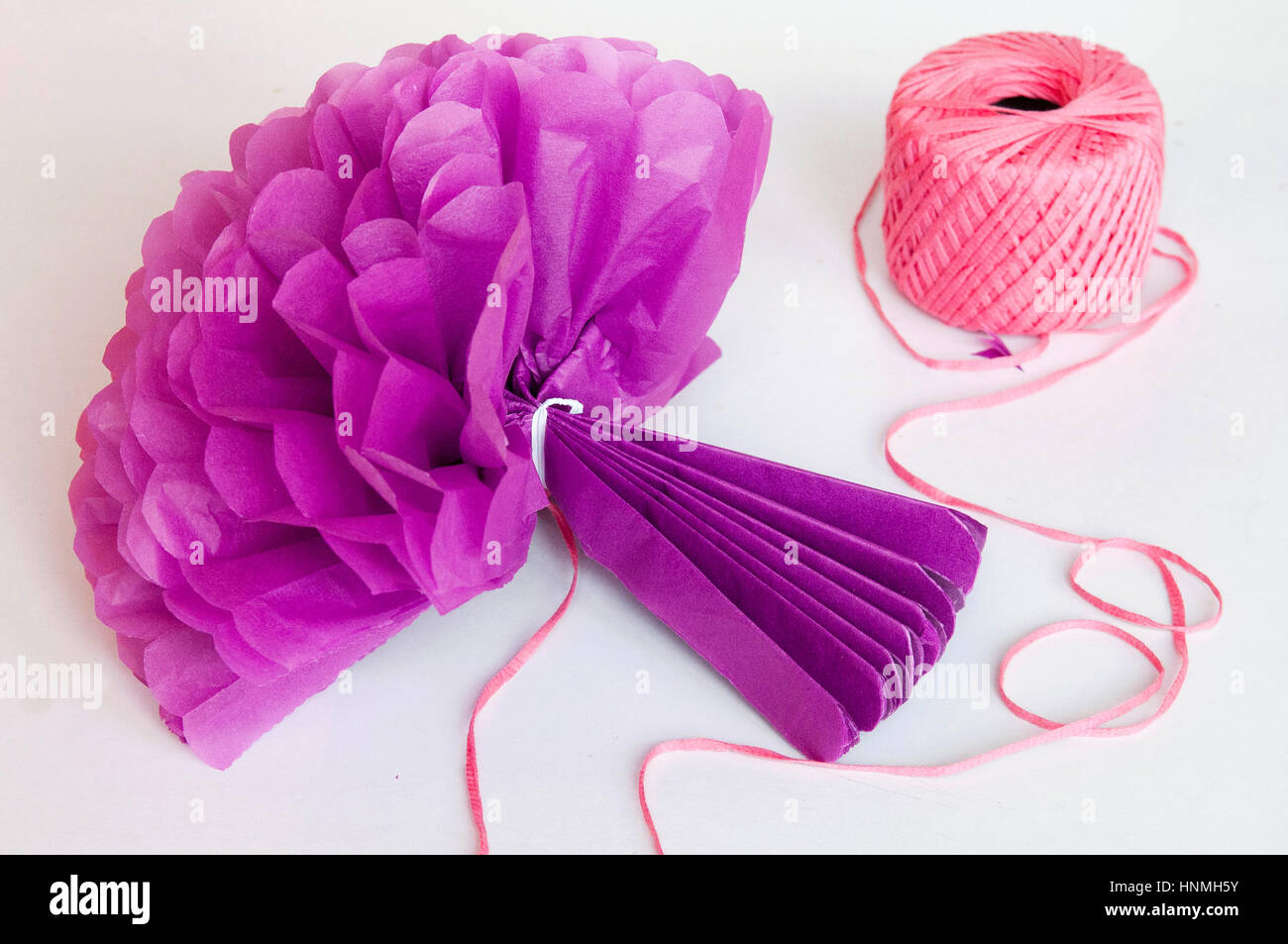 handmade paper flower Stock Photo - Alamy