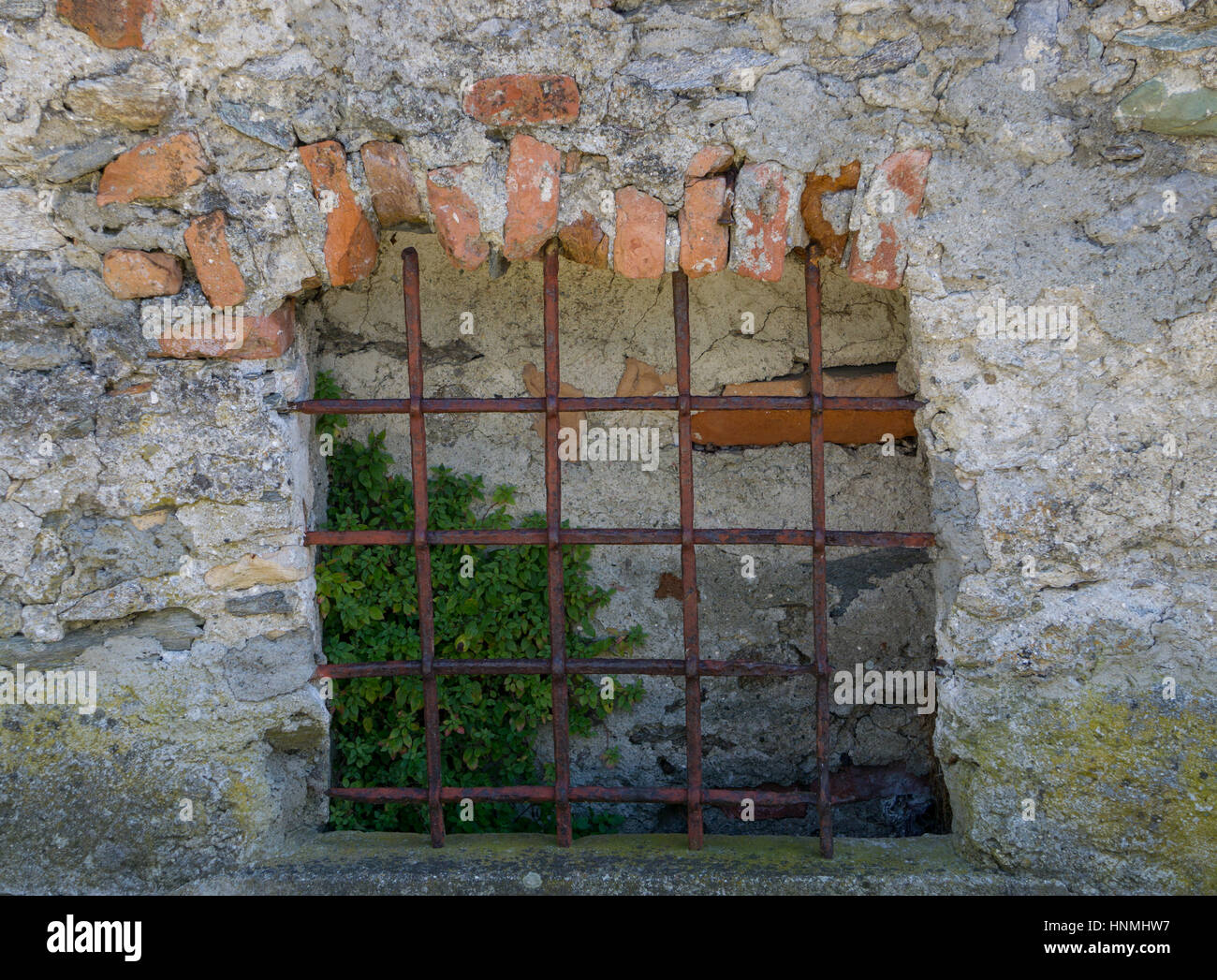 Medieval little town in Italy with its historical elements. Landscapes ...
