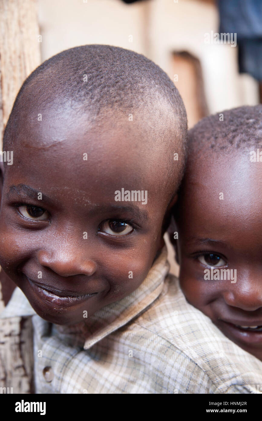 Children at an orphanage, Kibera slums, Nairobi, Kenya, East Africa ...