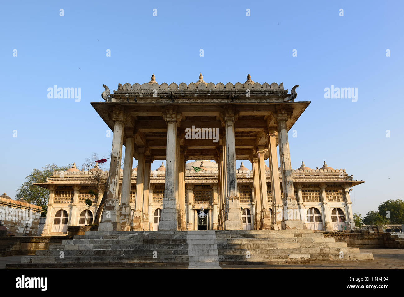 The fusion of hindu and muslim architecture in india hi-res stock ...