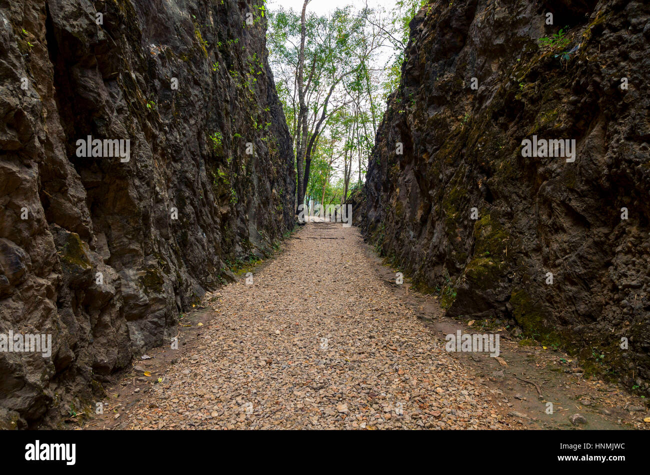 The Hellfire Pass in Kanchanaburi, Thailand Stock Photo - Alamy