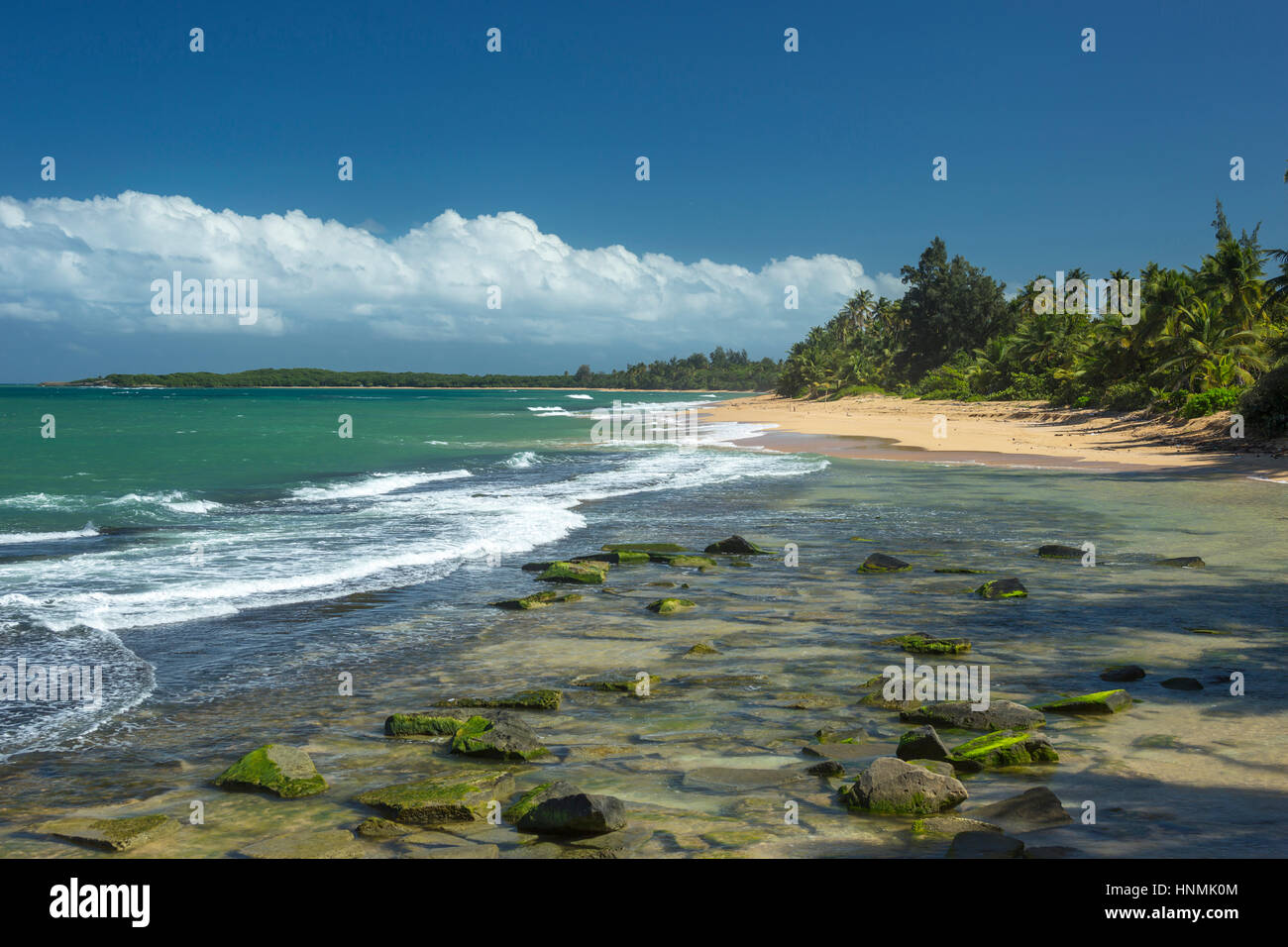 EXPOSED ROCKS PLAYA PINONES BEACH LOIZA PUERTO RICO Stock Photo - Alamy