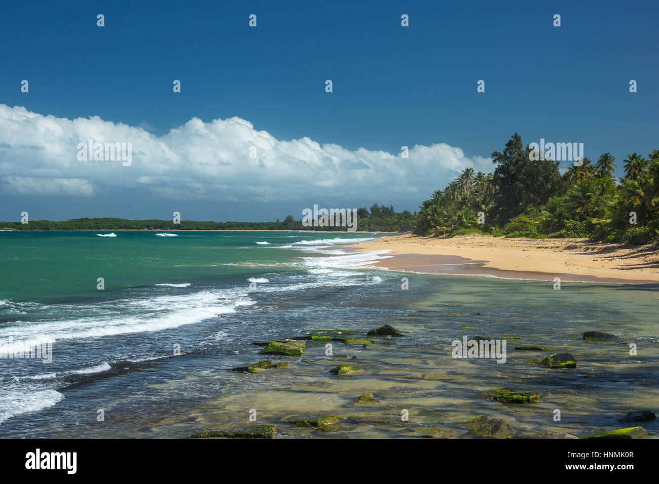 EXPOSED ROCKS PLAYA PINONES BEACH LOIZA PUERTO RICO Stock Photo - Alamy