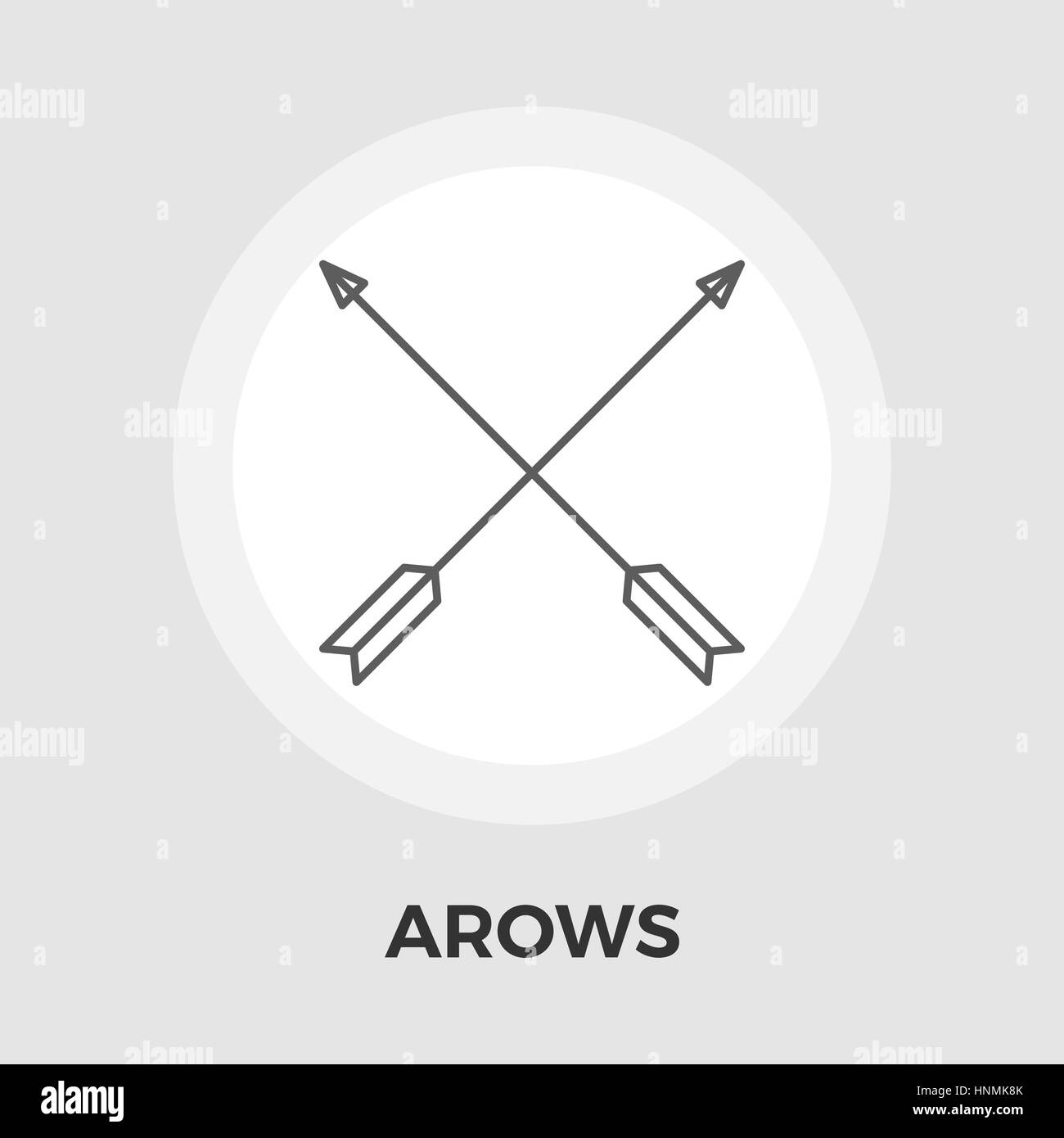 Arows Icon Vector. Flat icon isolated on the white background. Editable ...