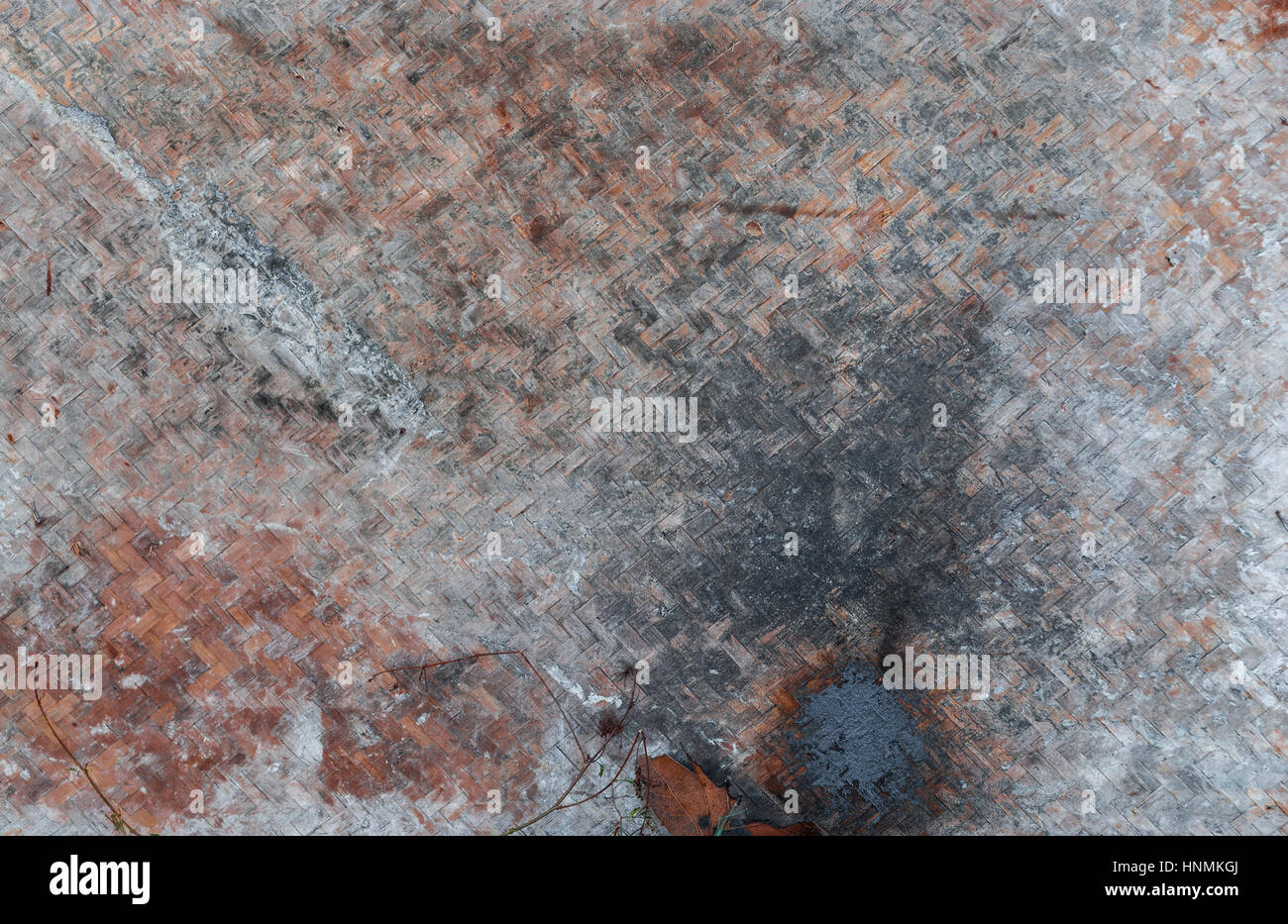 Closeup to Pattern of Dirty Weaving Rattan Background Stock Photo - Alamy