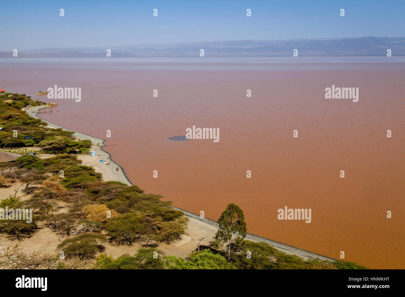 An Elevated View Of Lake Langano, Oromia Region, Ethiopia Stock Photo ...