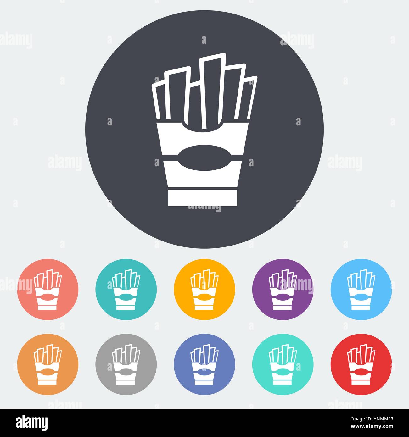 French Fries France Stock Vector Images - Alamy