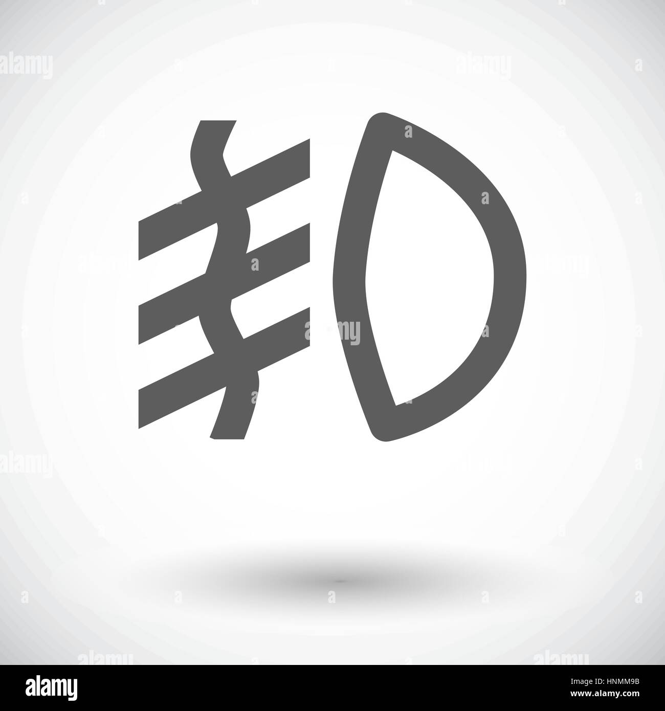 Car fog light dashboard Stock Vector Images - Alamy