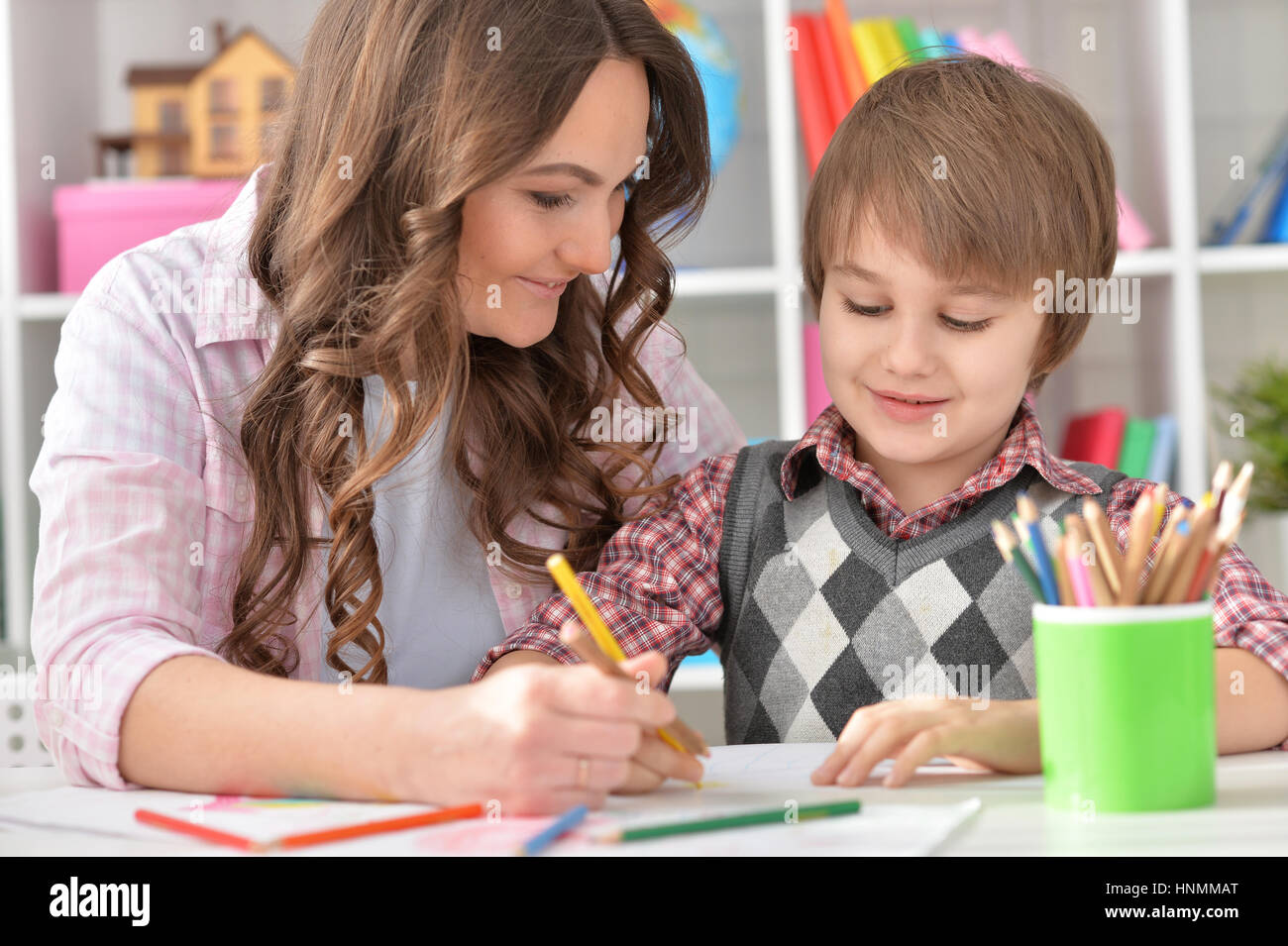 Mather and son hi-res stock photography and images - Alamy