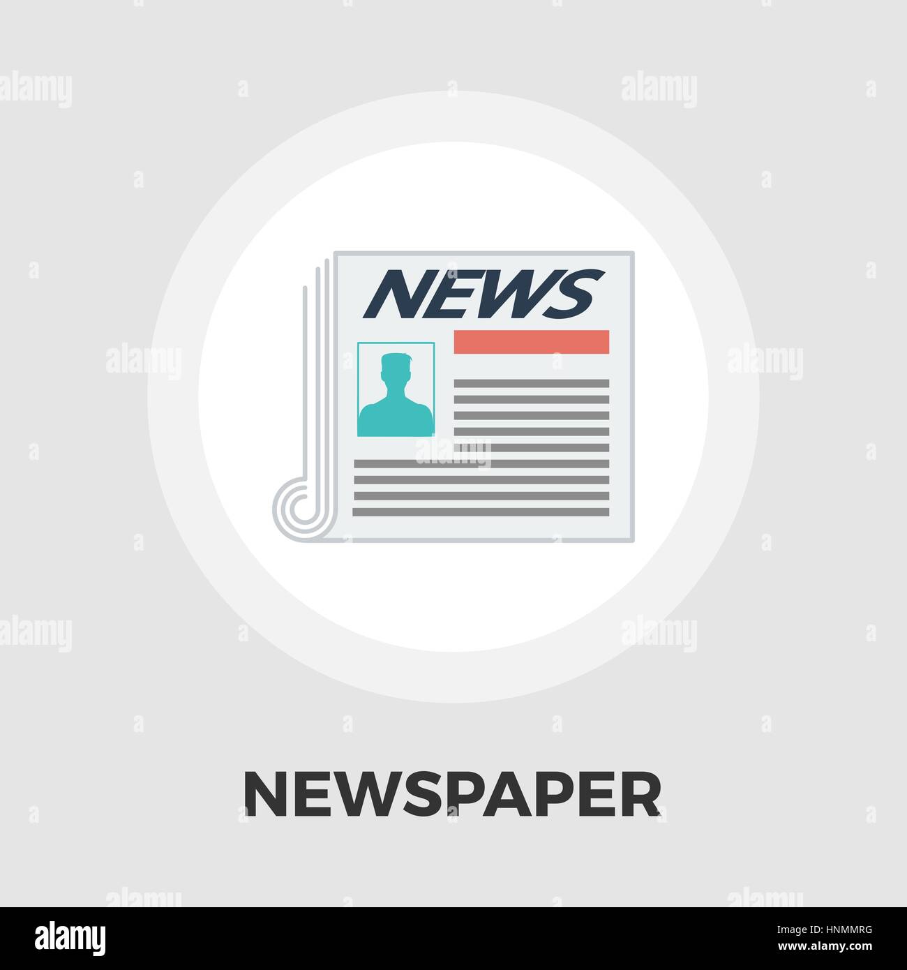 Printed on newsprint Stock Vector Images - Alamy
