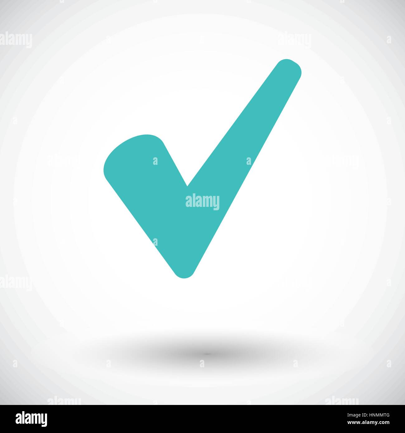 Ok. Single flat icon on white background. Vector illustration Stock ...