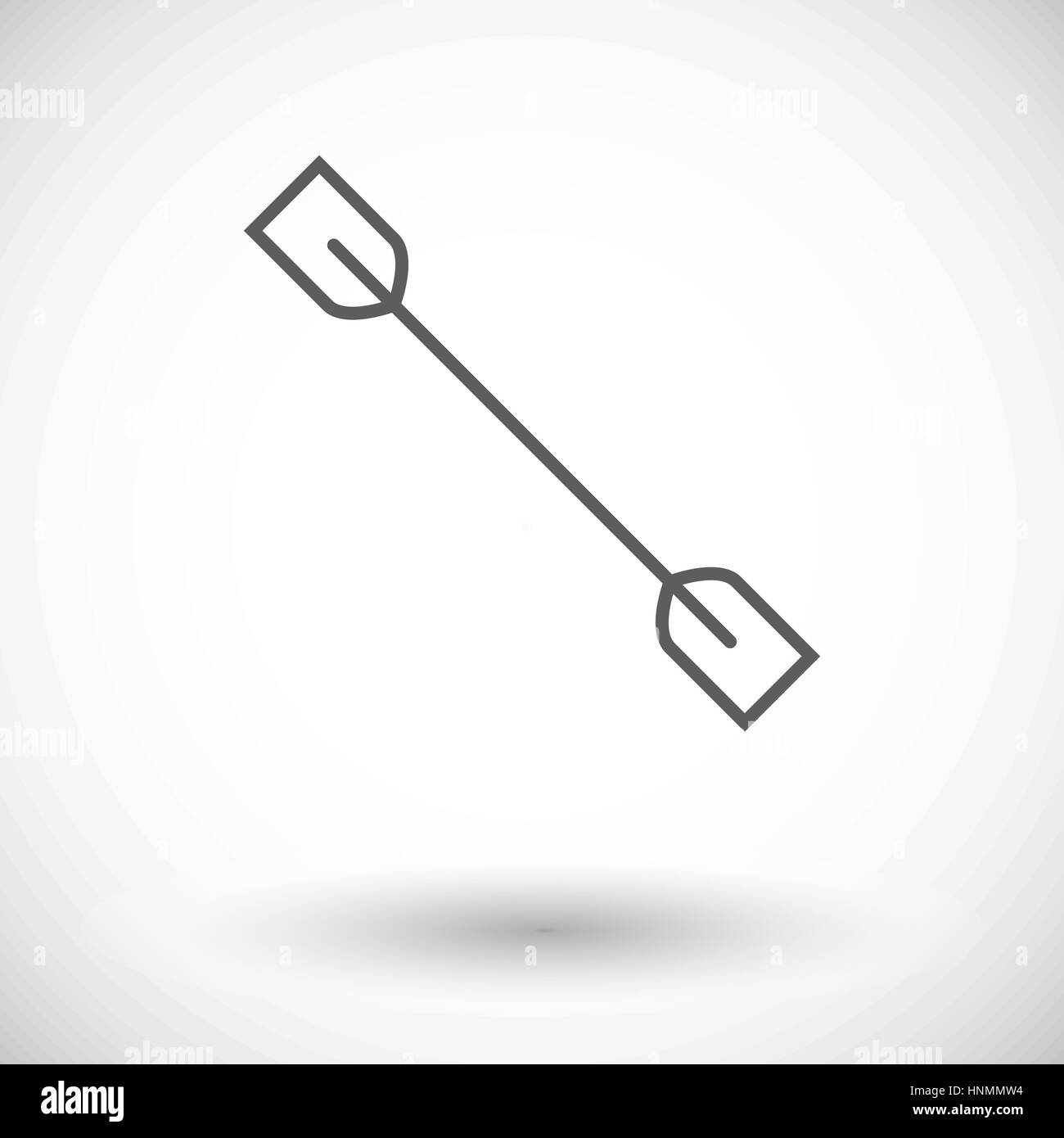 Paddle. Single flat icon on white background. Vector illustration Stock ...