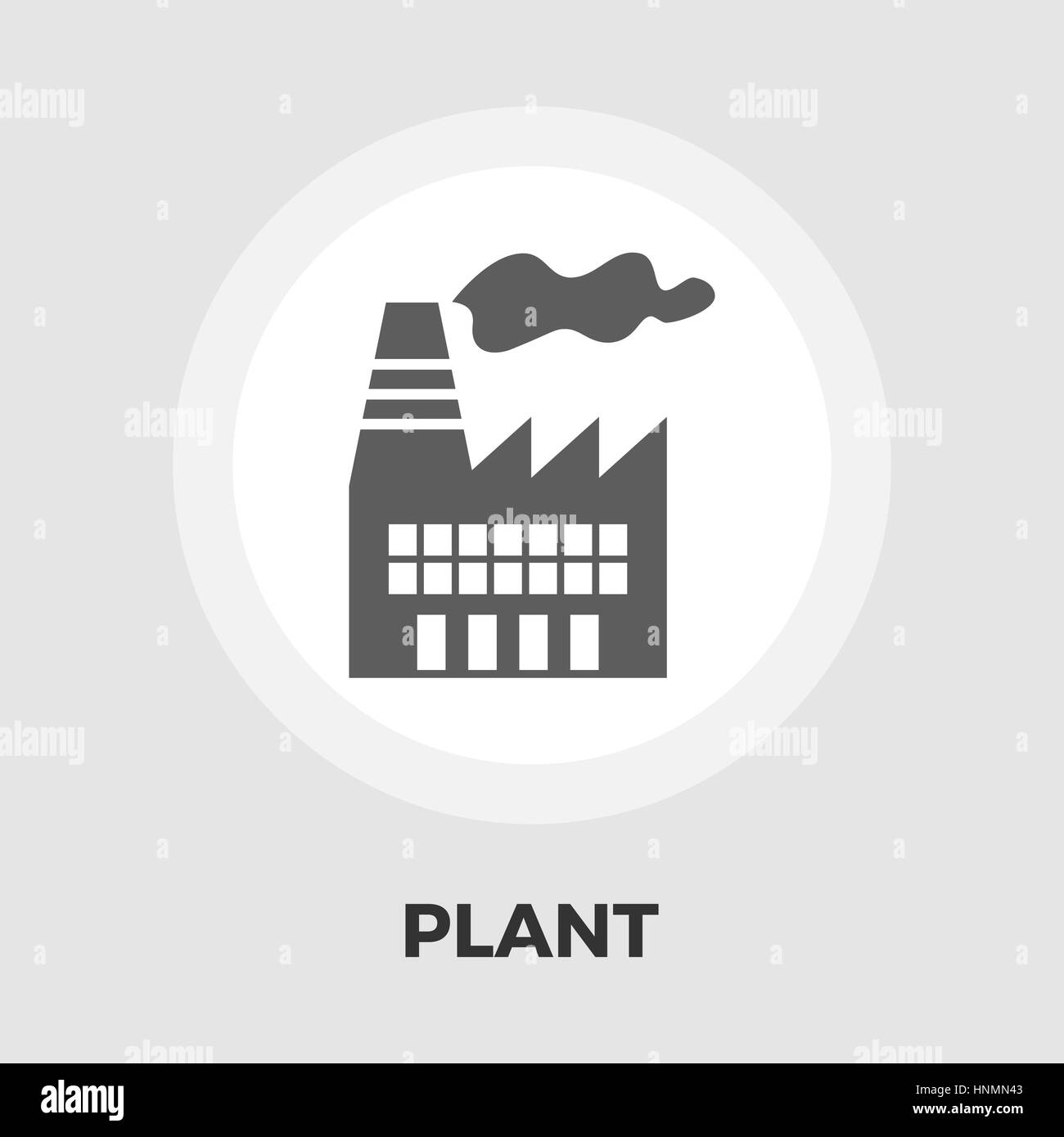 Factory icon vector. Flat icon isolated on the white background ...