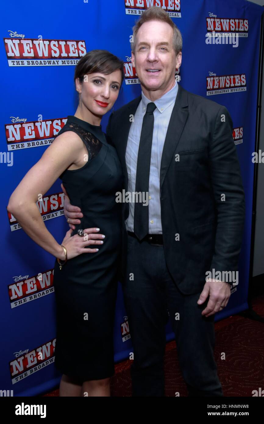 Guest, Jeff Calhoun at arrivals for Disney’s NEWSIES: The Broadway ...