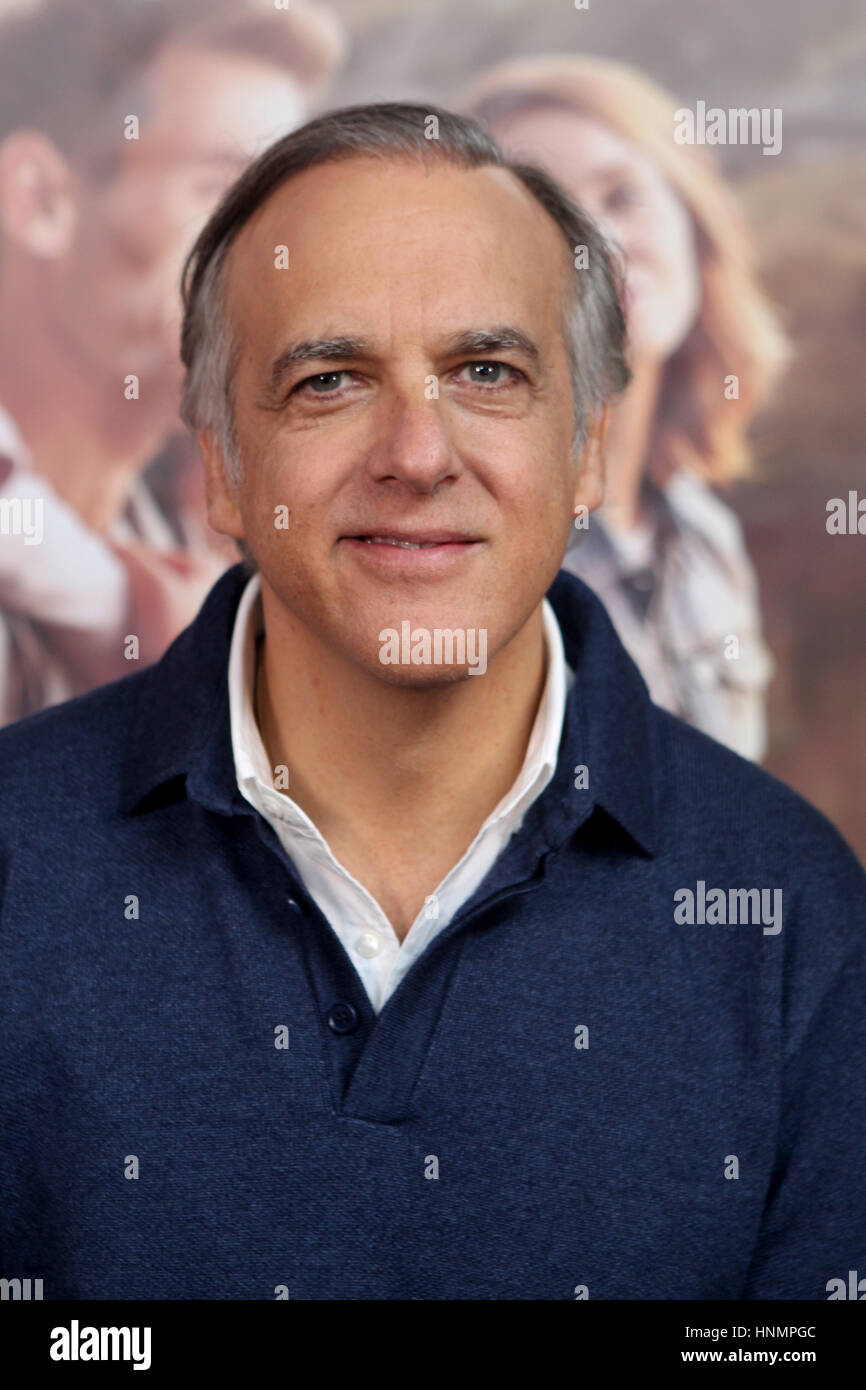 Paco Arango during an interview for the presentation of the film "Lo ...