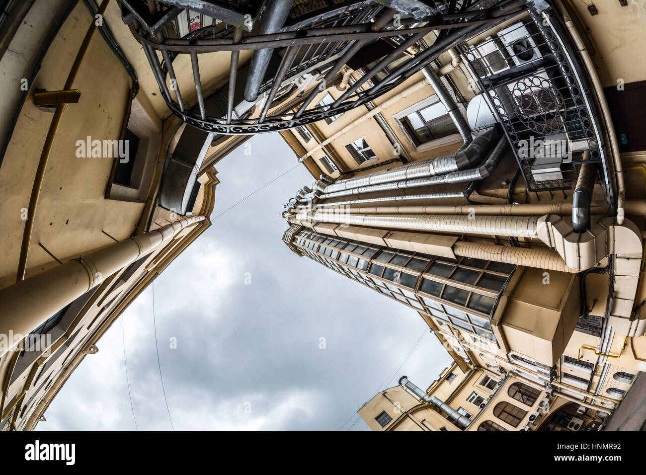 Russian backyard hi-res stock photography and images - Alamy
