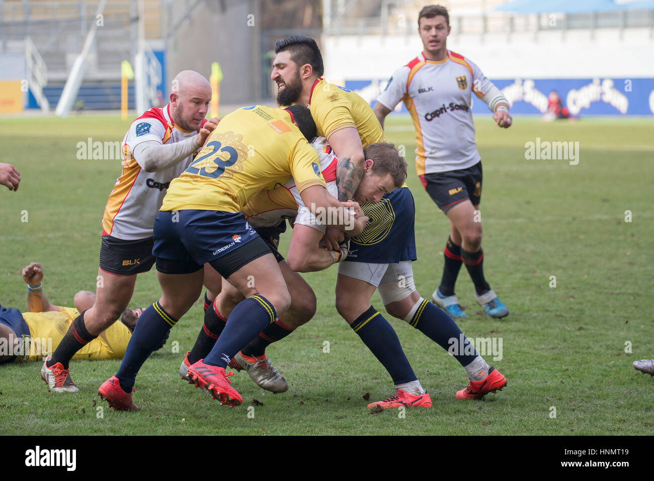 Offenbach, Germany. 11th Feb, 2017. Clemens von Grumbkow and Jamie ...