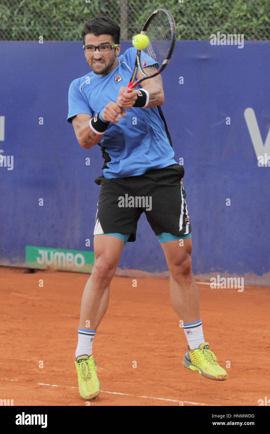 Buenos Aires, Argentina. 14th Feb, 2017. Serbian player Janko ...