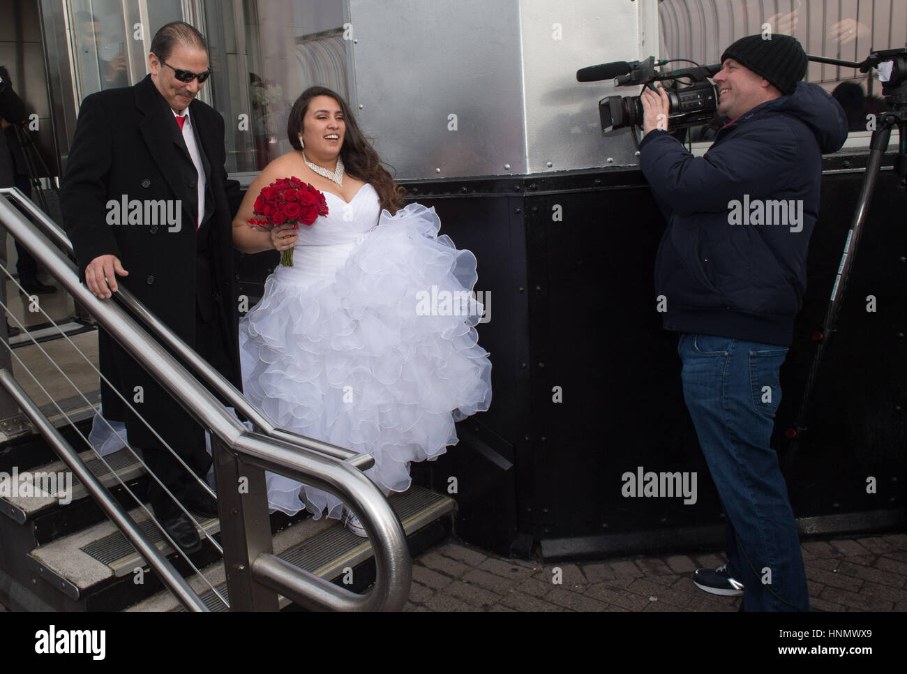 New York,, USA. 14th Feb, 2017. Krista Owens and Danielle Reno of Long ...