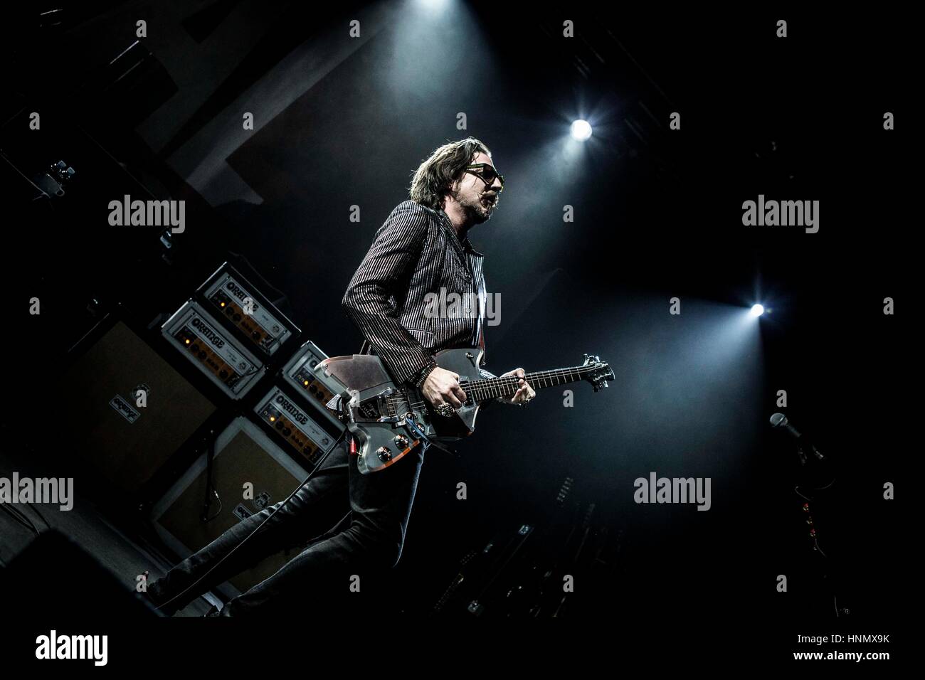 Milan, Italy. 14th Feb, 2017. Rival Sons perform live at Alcatraz ...