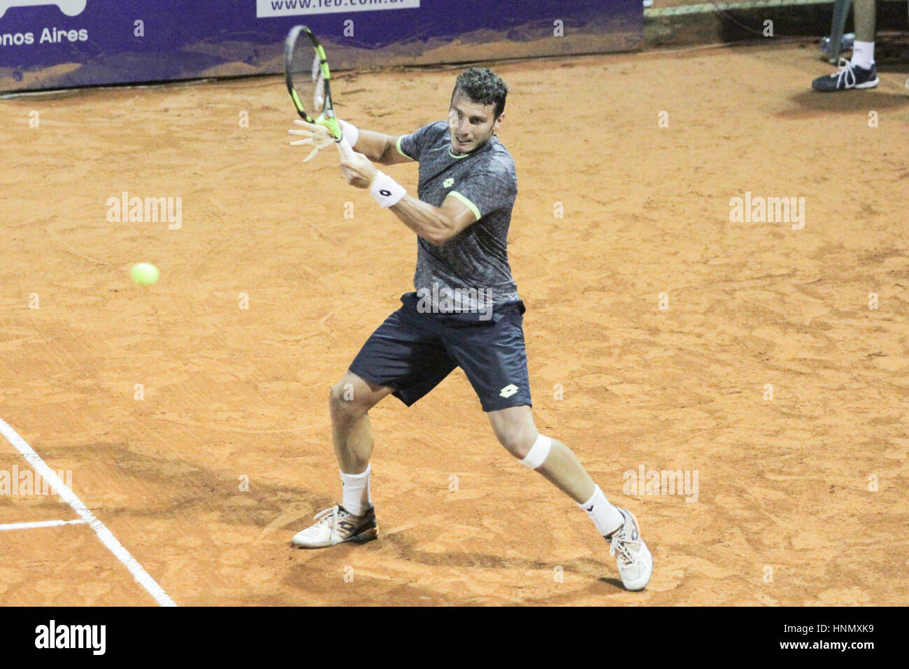 Buenos Aires, Argentina. 14th Feb, 2017. Italian player Alessandro ...