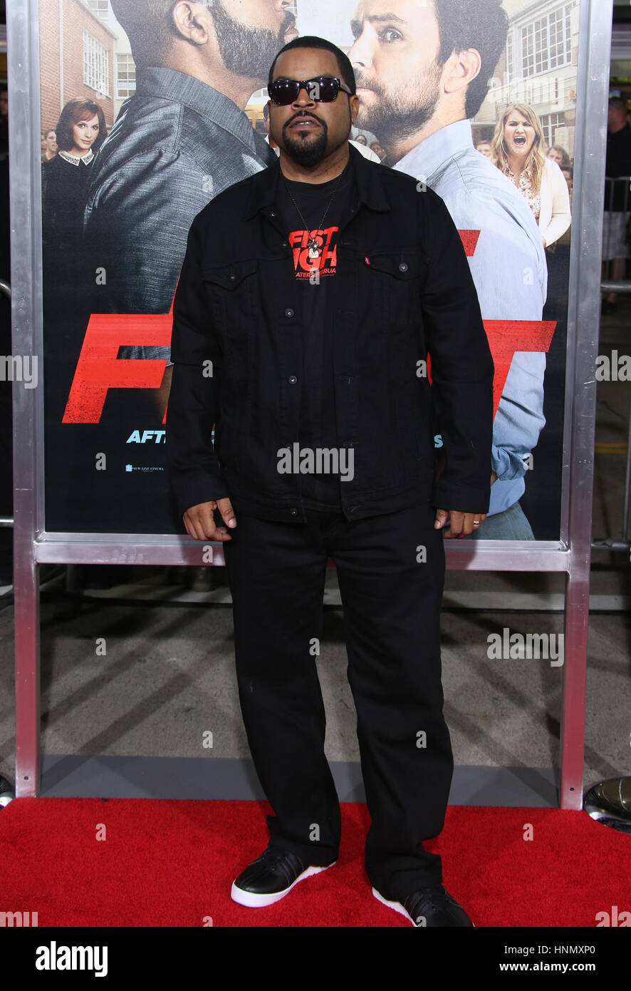 Westwood, California, USA. 13th Feb, 2017. Ice Cube. ''Fist Fight'' Los ...