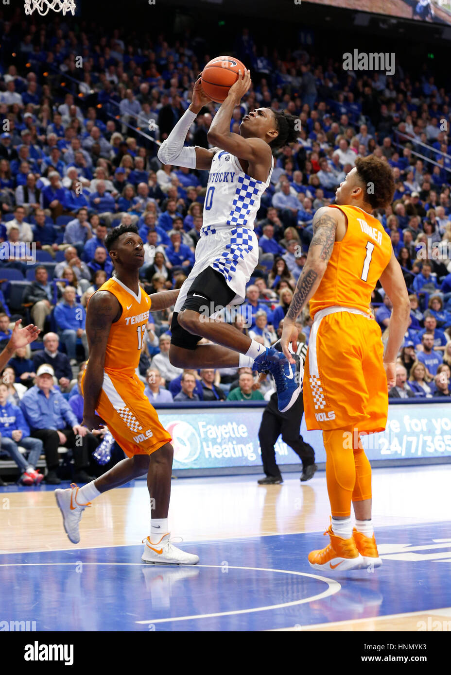 Lexington, KY, USA. 14th Feb, 2017. Kentucky Wildcats guard De'Aaron ...