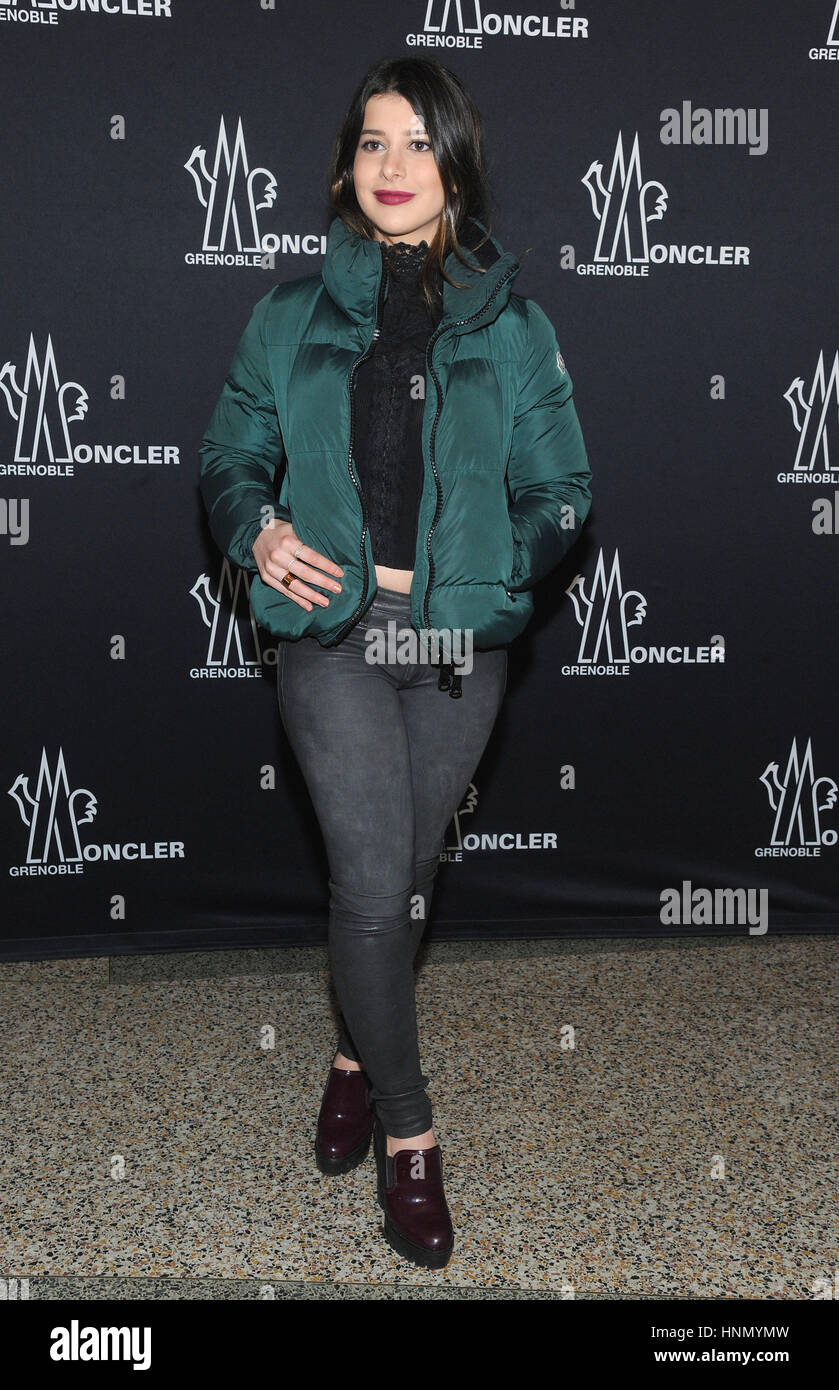 New York, USA. 14th Feb, 2017. Katherine Herzer attends the Moncler ...