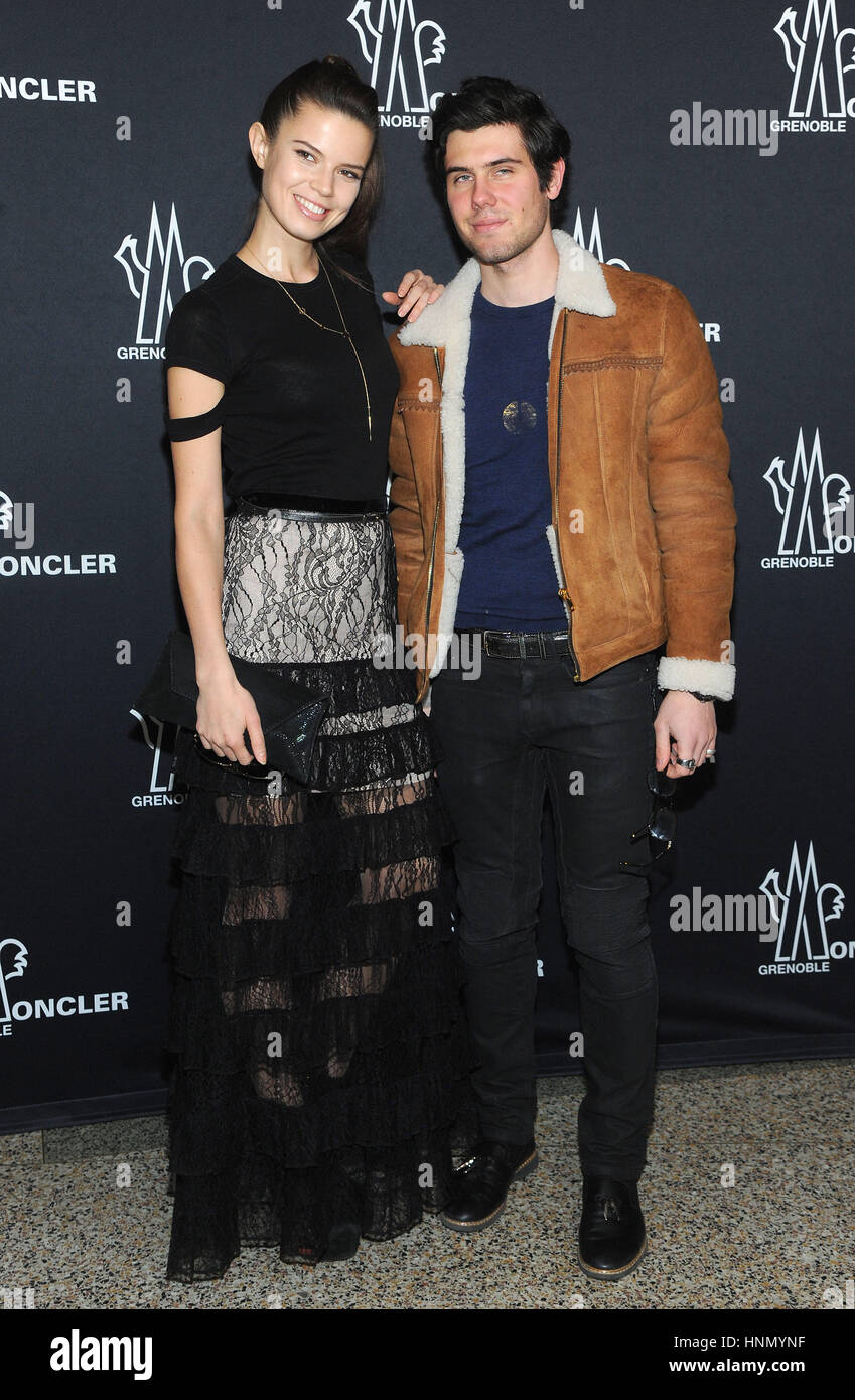 New York, USA. 14th Feb, 2017. Michaela Vybohova and Alexandre ...