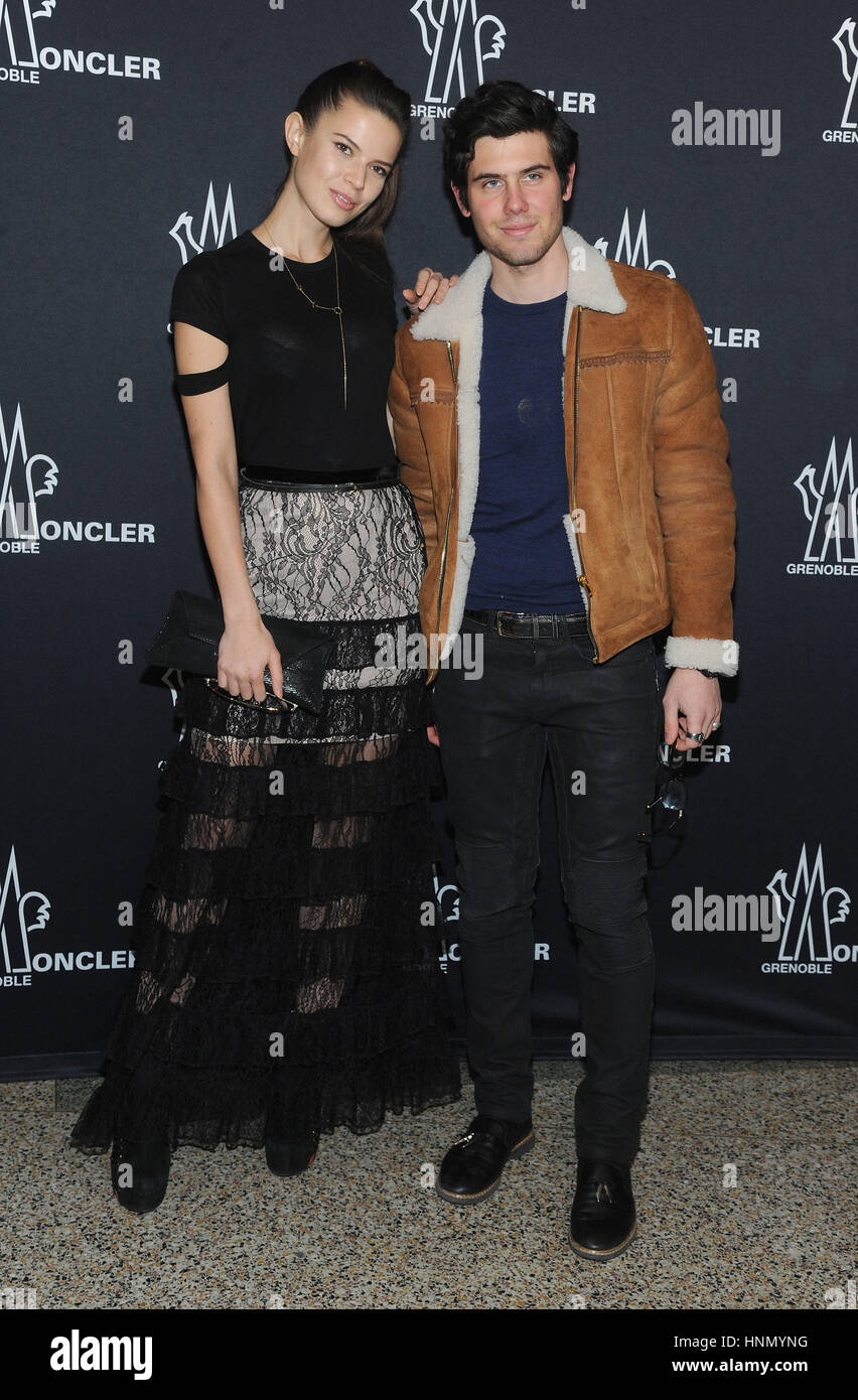 New York, USA. 14th Feb, 2017. Michaela Vybohova and Alexandre ...