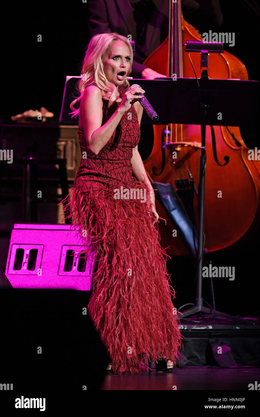 Fort Lauderdale Florida, USA. 14th Feb, 2017. Kristin Chenoweth ...