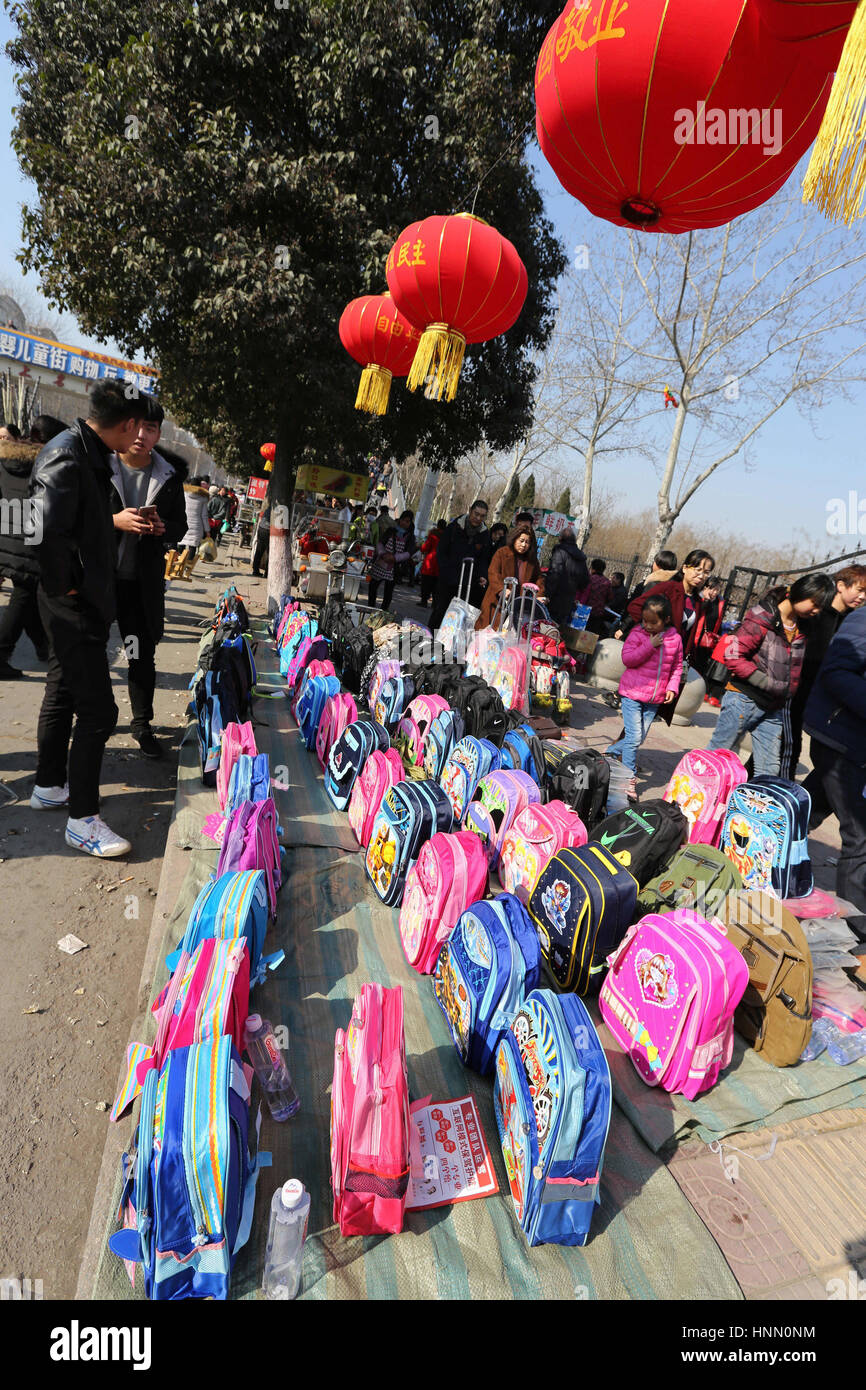 Anyan, Anyan, China. 12th Feb, 2017. Anyang, CHINA-February 12 2017 ...
