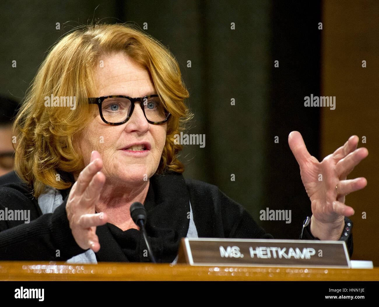 United States Senator Heidi Heitkamp (Democrat of North Dakota ...
