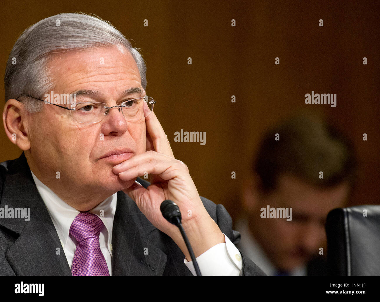 United States Senator Robert Menendez (Democrat of New Jersey ...