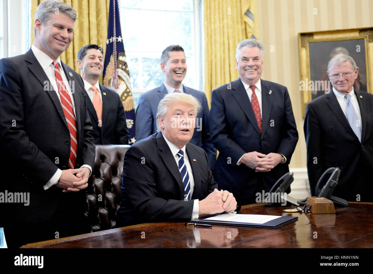 Washington, DC, USA. 14th Feb, 2017. United States President Donald ...