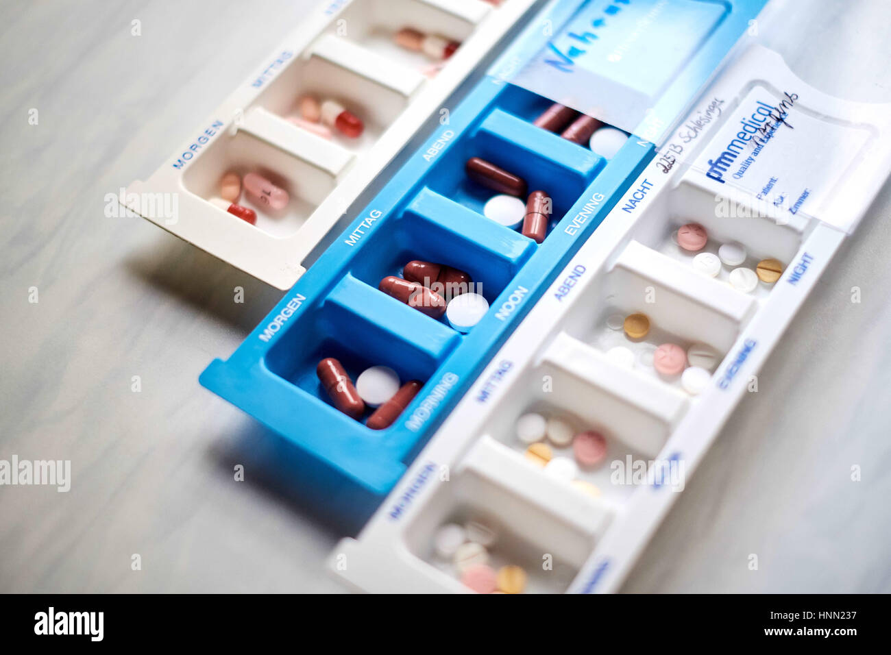 Berlin, Germany. 14th Feb, 2017. Daily dose tablets for cancer therapy ...