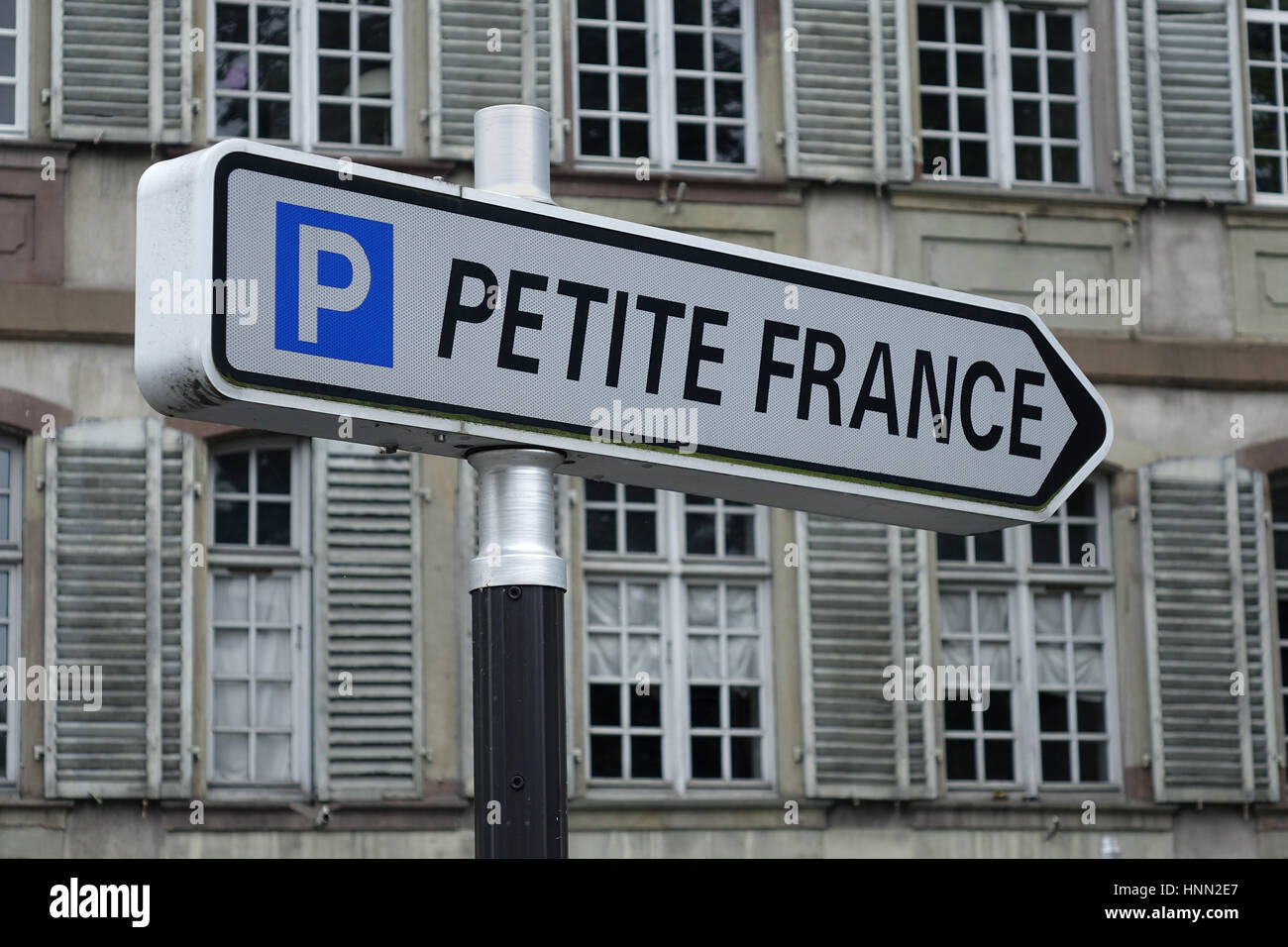 Strasbourg direction sign hi-res stock photography and images - Alamy