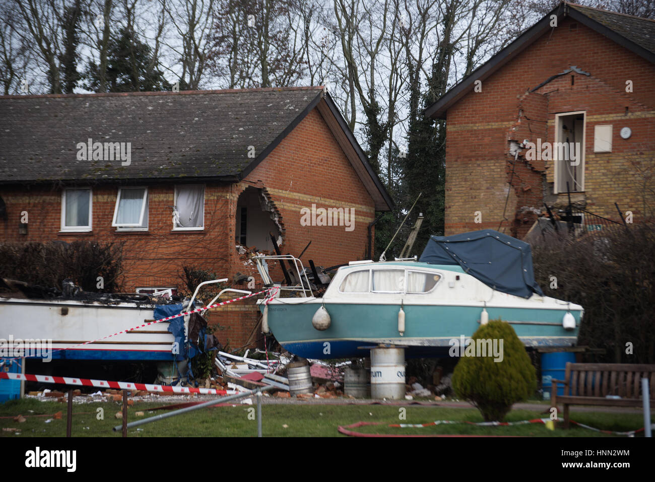 House explosion england hi-res stock photography and images - Alamy
