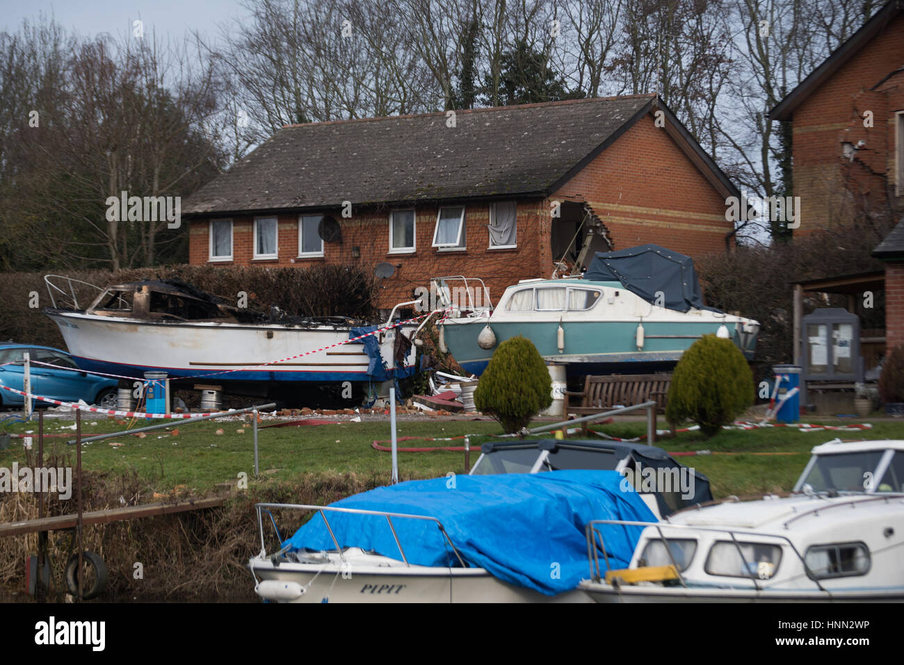 House explosion england hi-res stock photography and images - Alamy