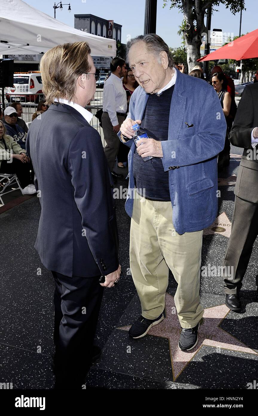 Los Angeles, CA, USA. 14th Feb, 2017. David Spade, George Segal at the ...