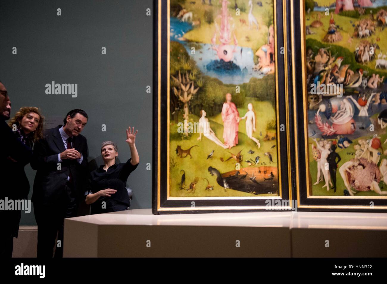 Dancer Claire Cunningham during her performance at the Museo del Prado ...