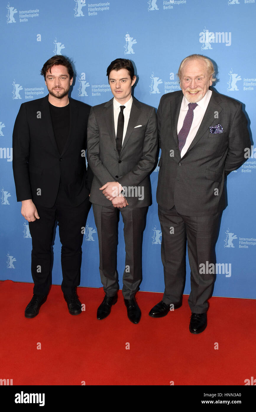 Berlin, Germany. 14th Feb, 2017. Ronald Zehrfeld, Sam Riley and James ...