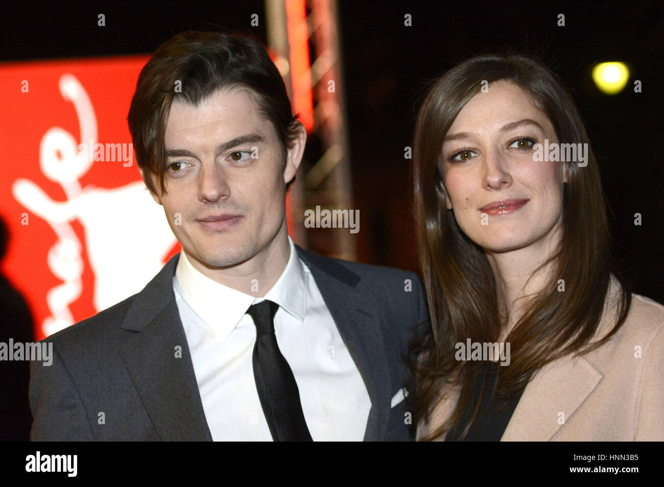 Berlin, Germany. 14th Feb, 2017. Sam Riley and Alexandra Maria Lara ...